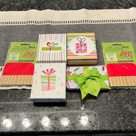 Target | Party Supplies | 6 New Gift Card Boxes Tin2 Gift Card Boxes ...